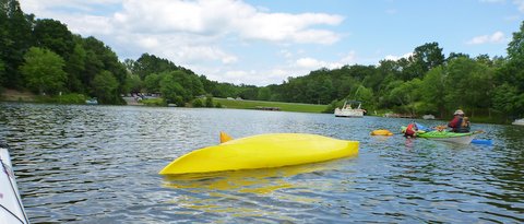 Newbie Paddler: Another Kayak Lesson at Lake Audubon, Reston, VA